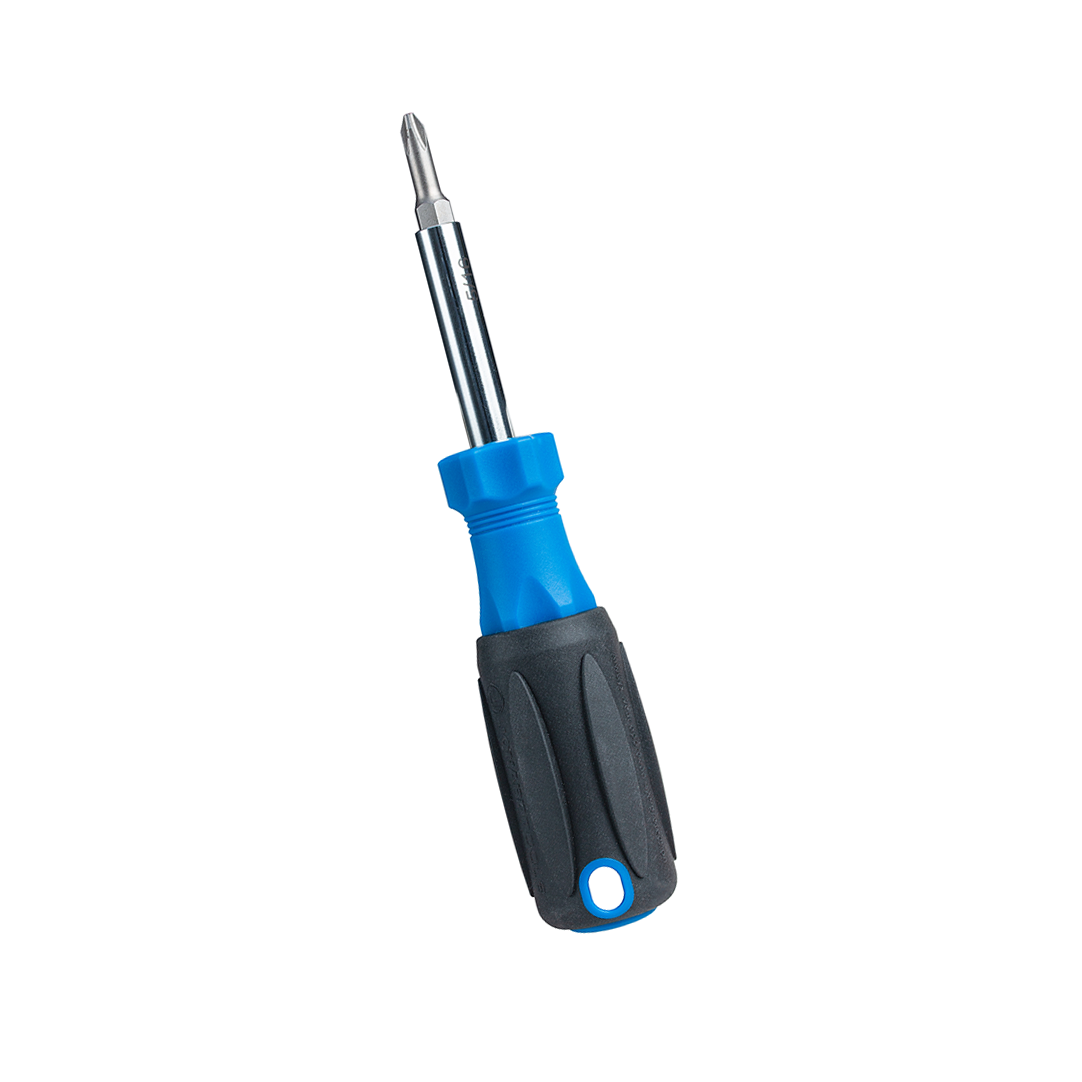 6 in 1 Multi Bit Screwdriver with Phillips and Slotted Bits SD 61 Jonard Tools